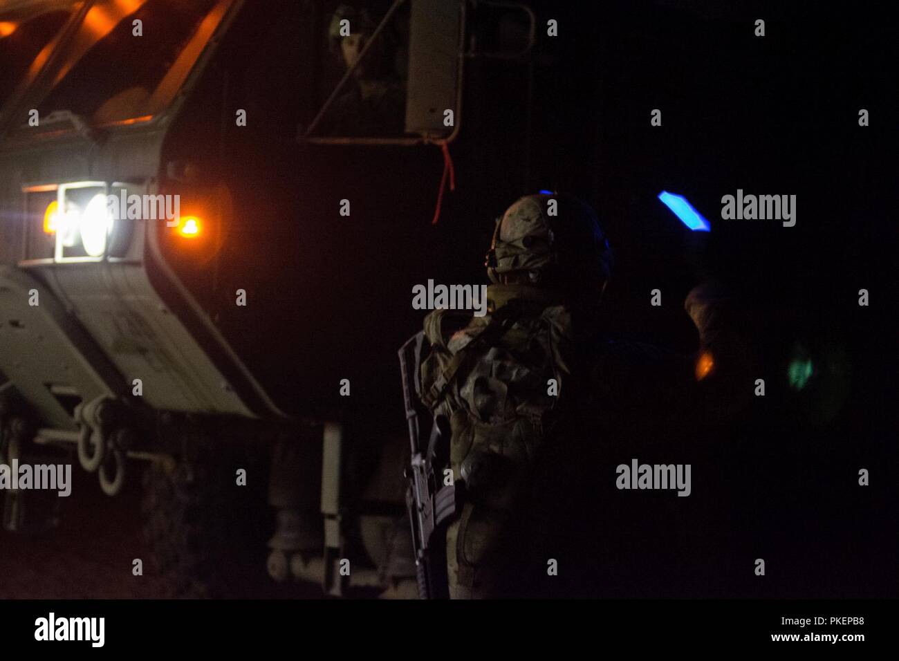 A U.S. Army Reserve Soldier from the 739th Multi-Role Bridge Company ...