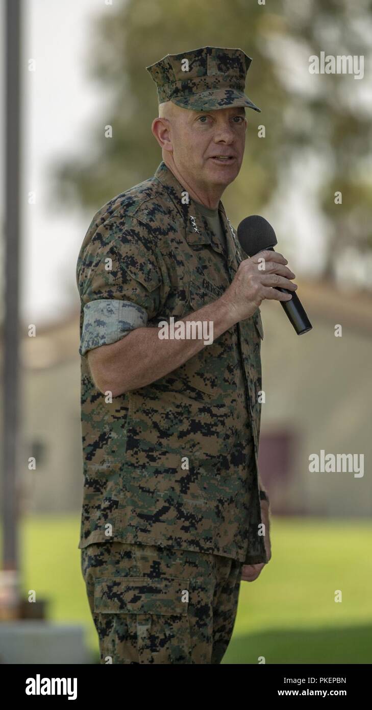 U.S. Marine Corps Lt. Gen. David H. Berger, commander of U.S. Marine ...