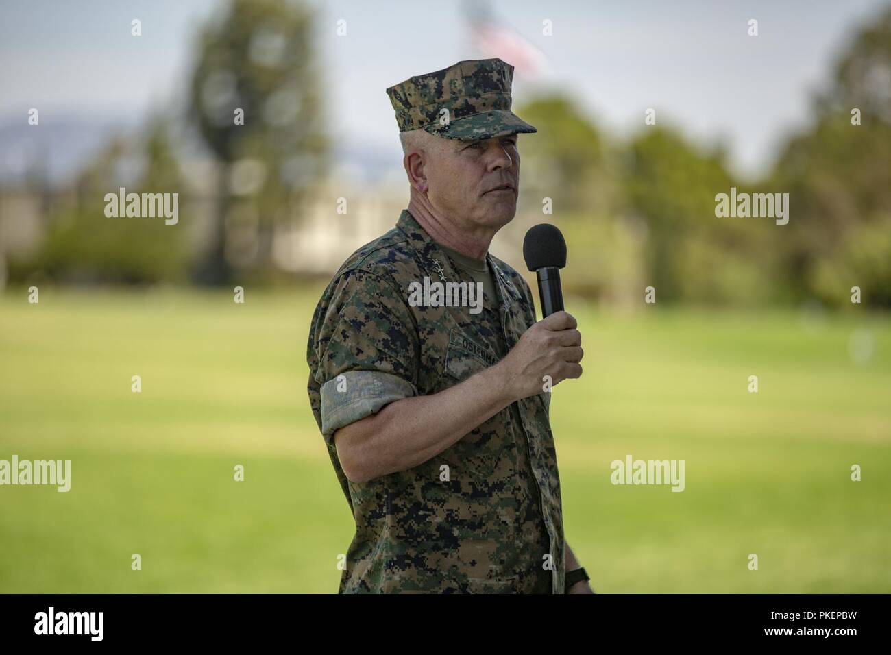 U.S. Marine Corps Lt. Gen. Joseph L. Osterman, the incoming commanding ...
