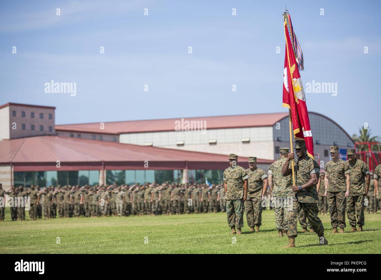 U.S. Marine Corps Sgt. Maj. James K. Porterfield, the sergeant major of ...