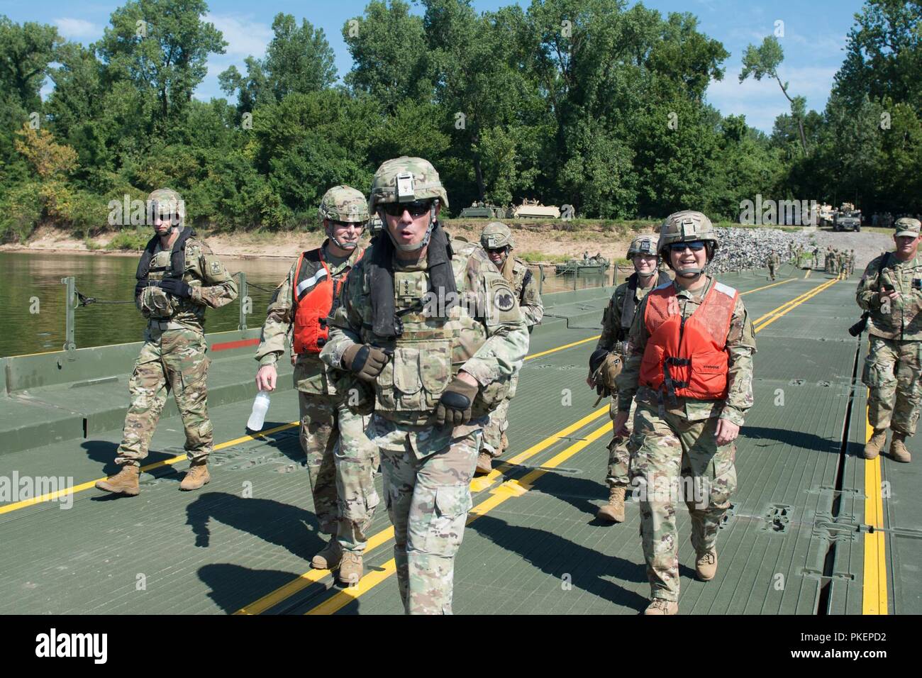 Left, 412th Theater Engineer Command commanding General, Maj. Gen ...