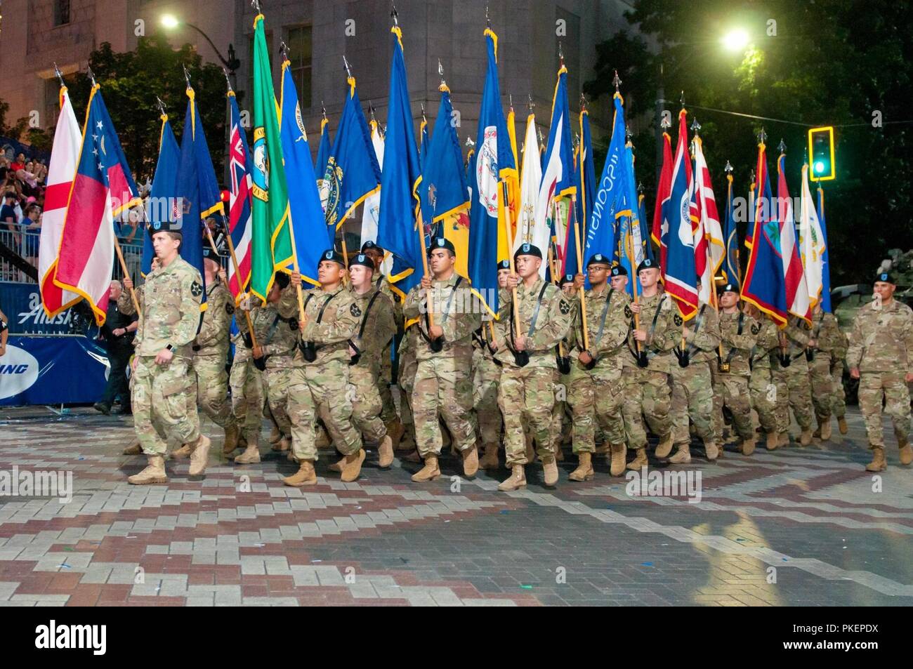 Capt. Jacob Henry and 1st Sgt. Jason Johansen with 1st Squadron, 14th ...