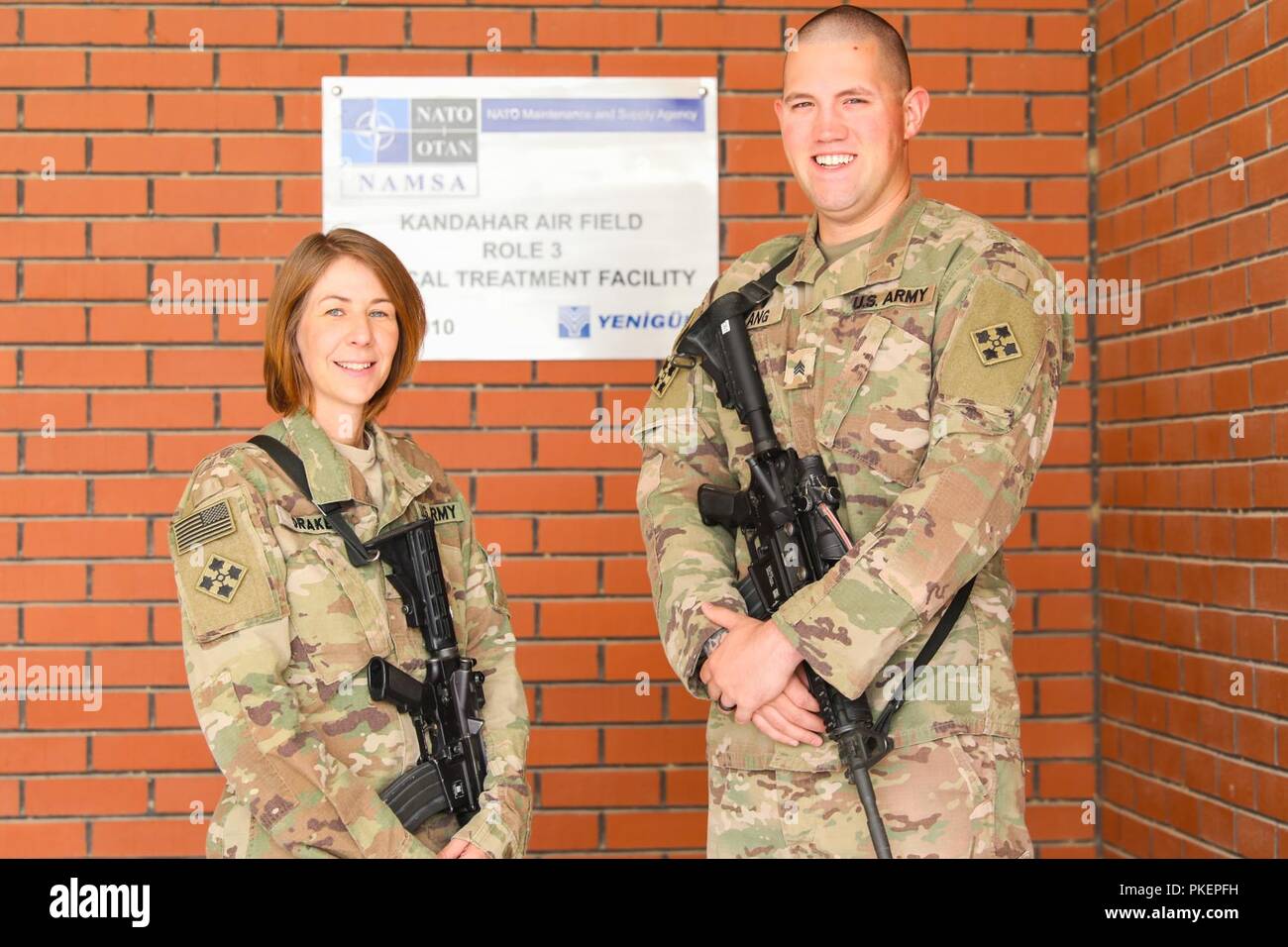 Capt. Kelly Drake and Sgt. Kert Lang, behavioral health team for the ...