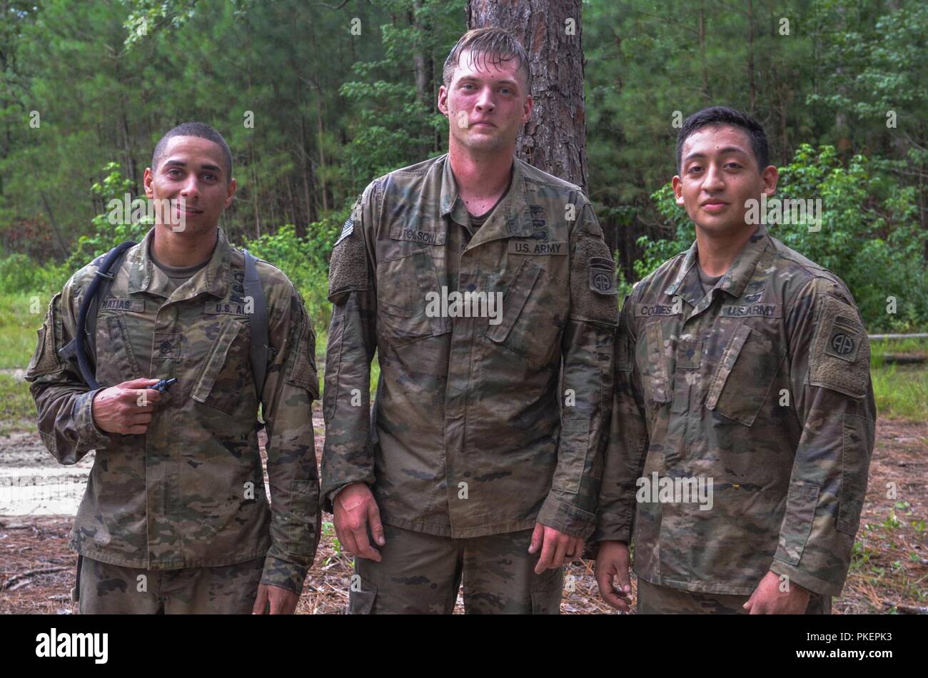 Staff Sgt. Miguel Matias, Spc. Edgar Cortes and Spc. Aaron Tolson ...