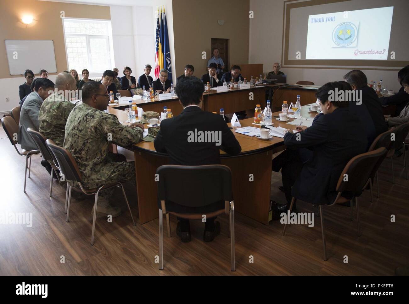 Romania (July 31, 2018) Col. Razvan Bratulescu, base commander for ...