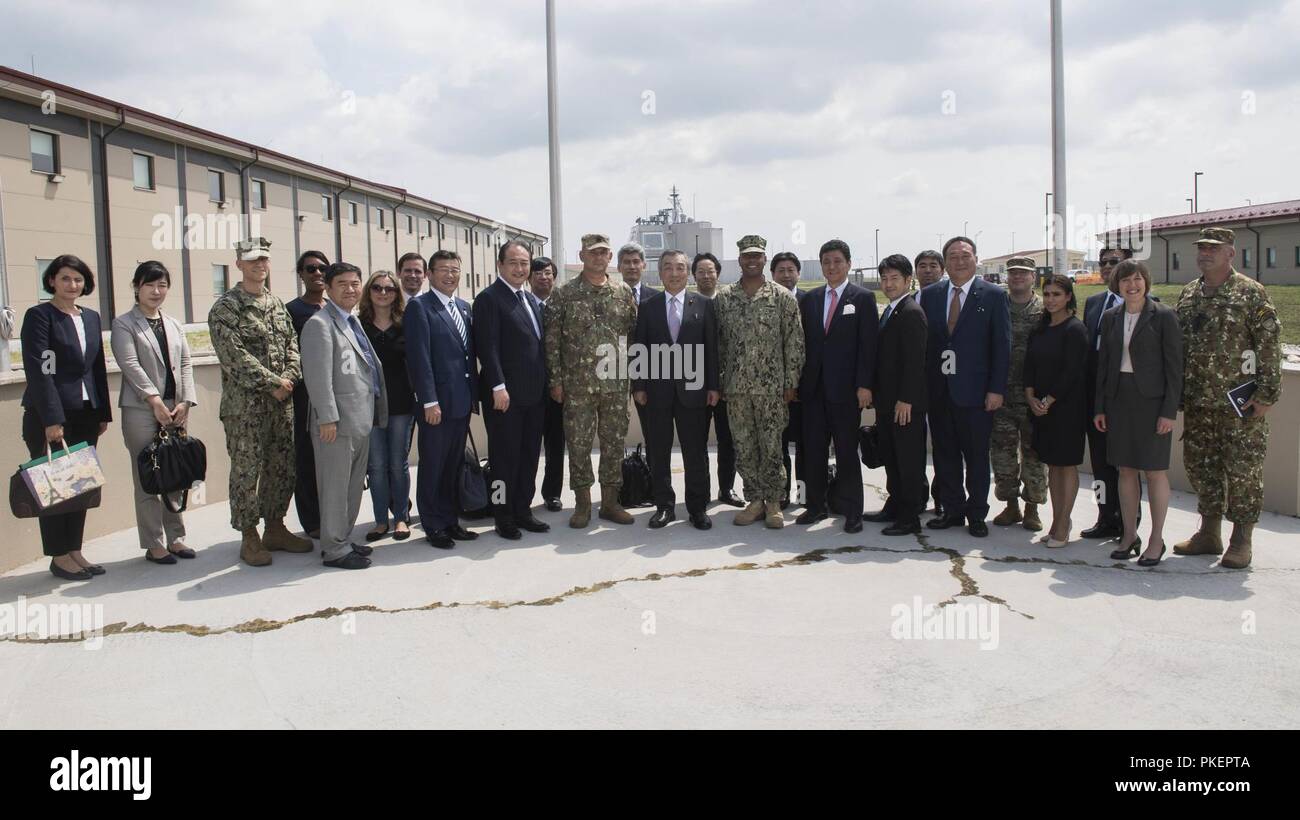 Romania (July 31, 2018) Capt. Charlos Washington, commanding officer of ...