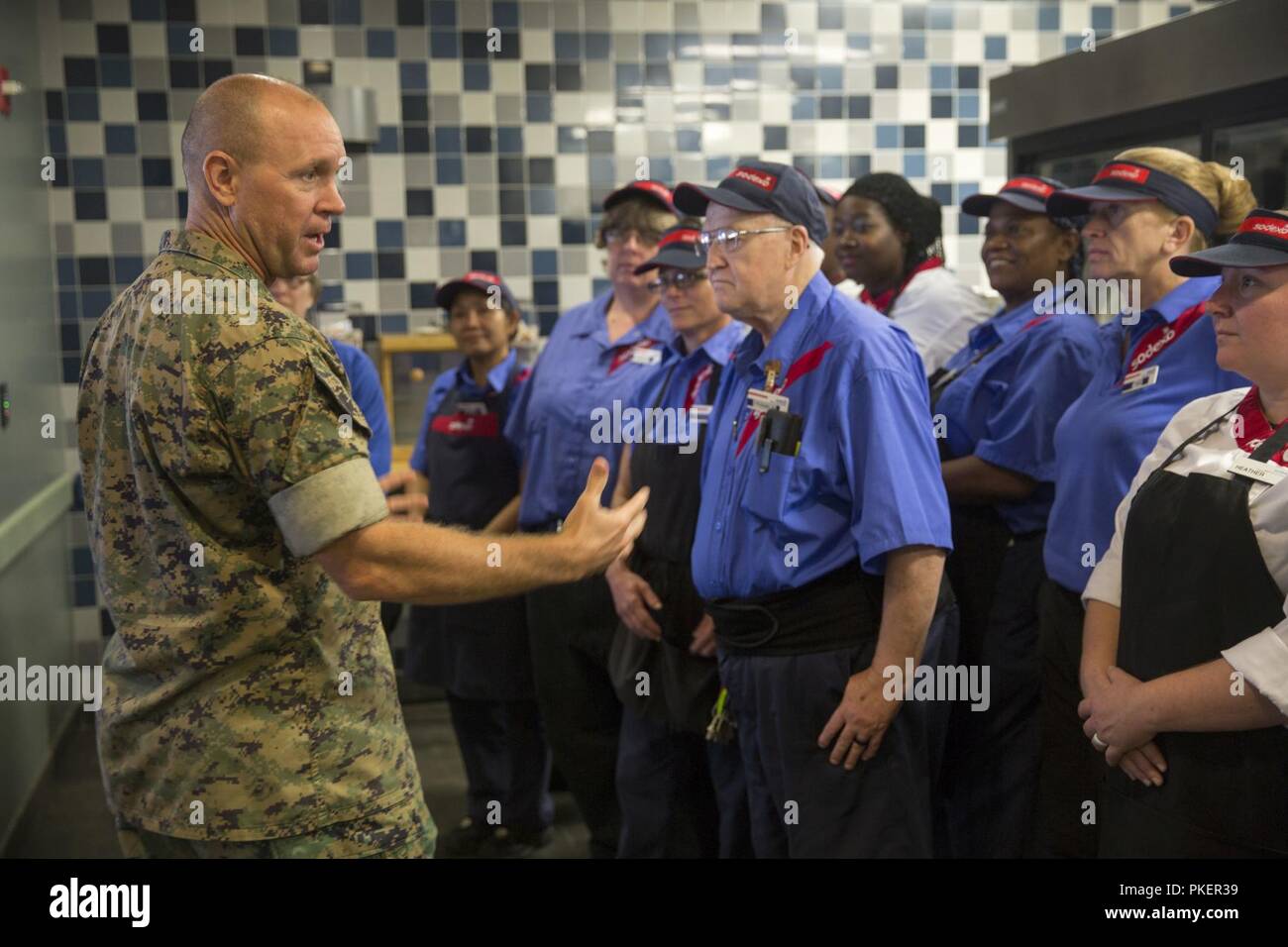 Col. Scott Baldwin, assistant chief of staff for G-4, Marine Corps Base ...