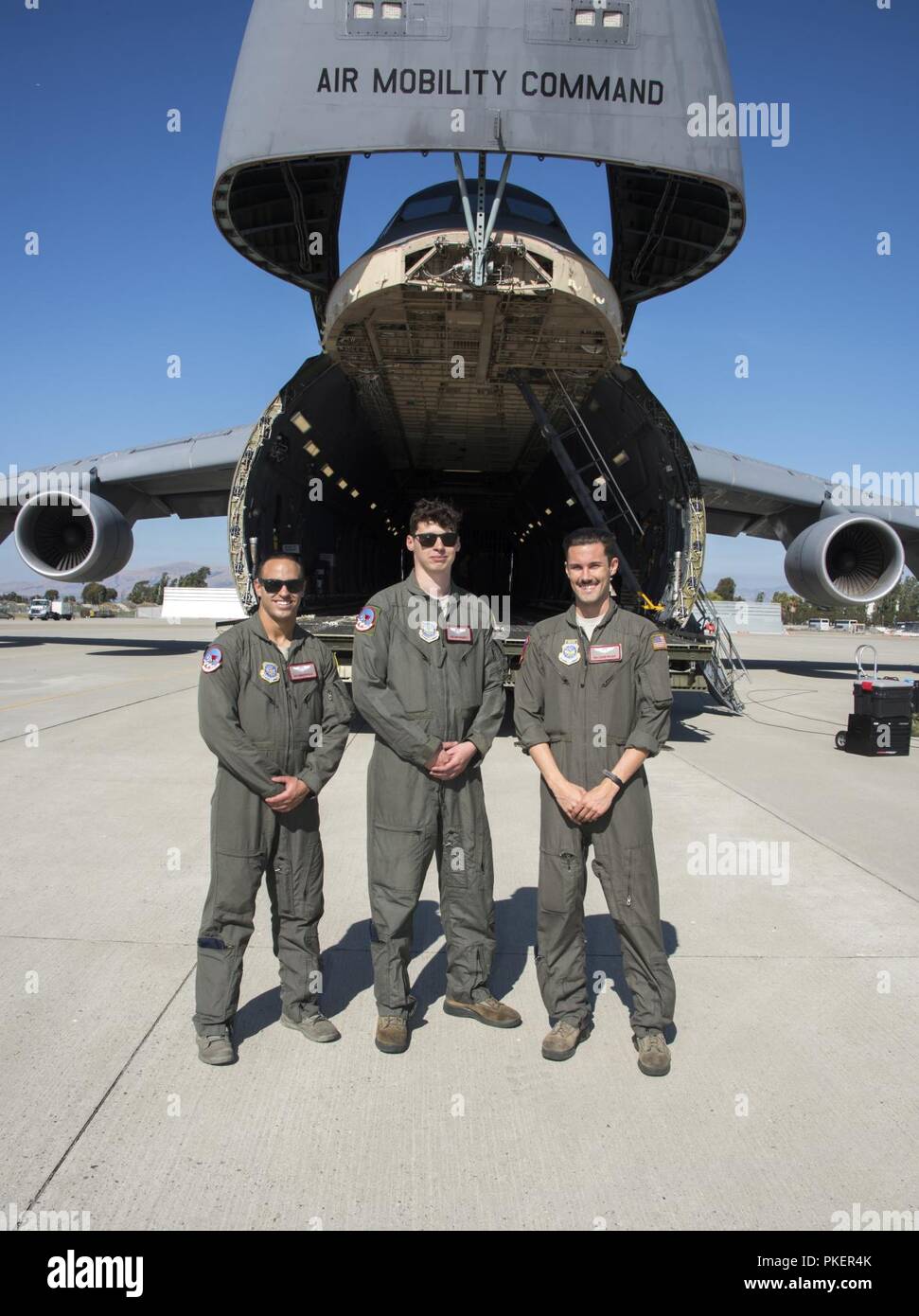 U.S. Air Force Senior Airman Connor Nicholas, left, Staff Sgt. Micah ...