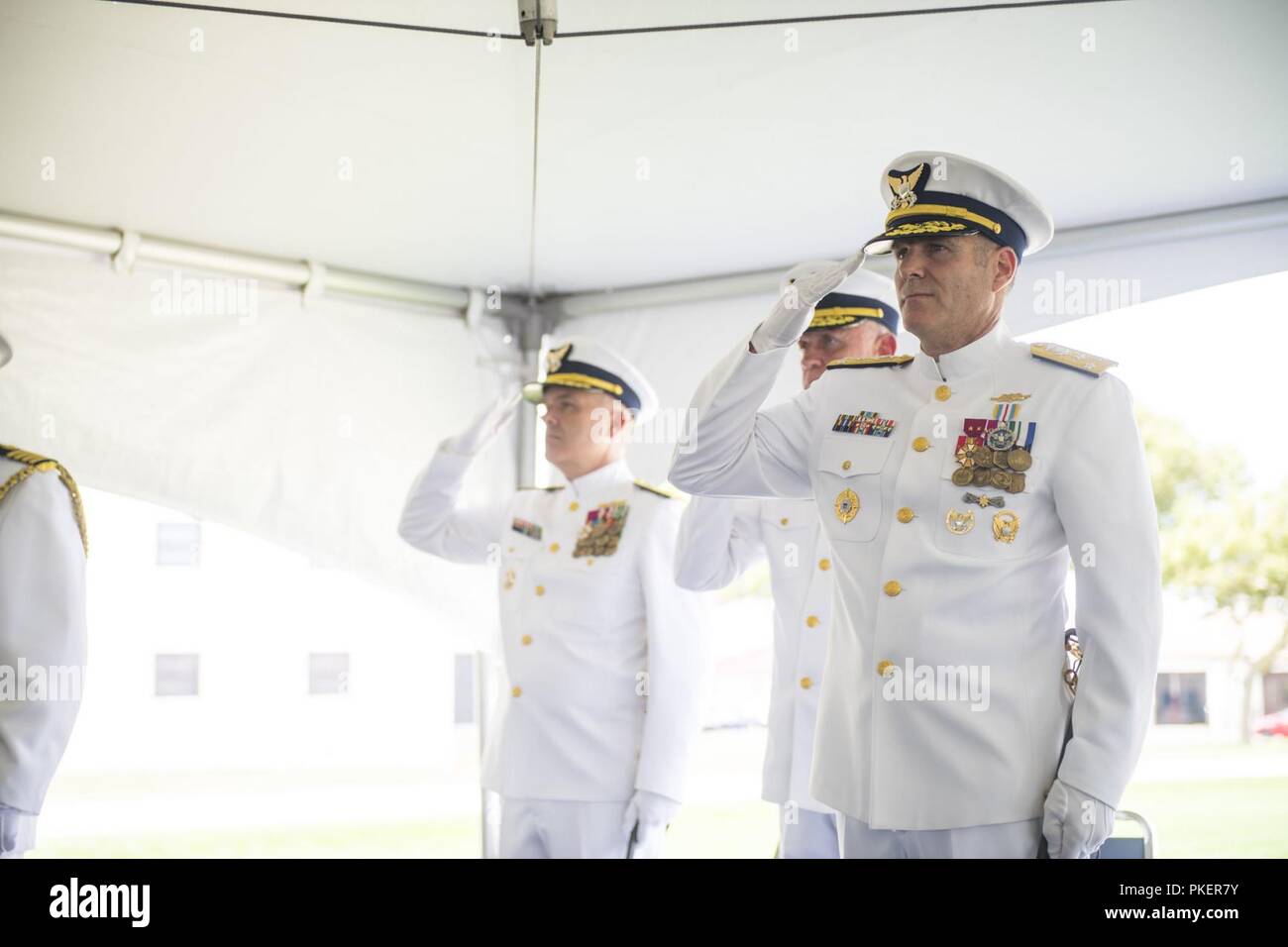 Coast Guard Vice Adm. Michael McAllister, deputy commandant of Coast ...