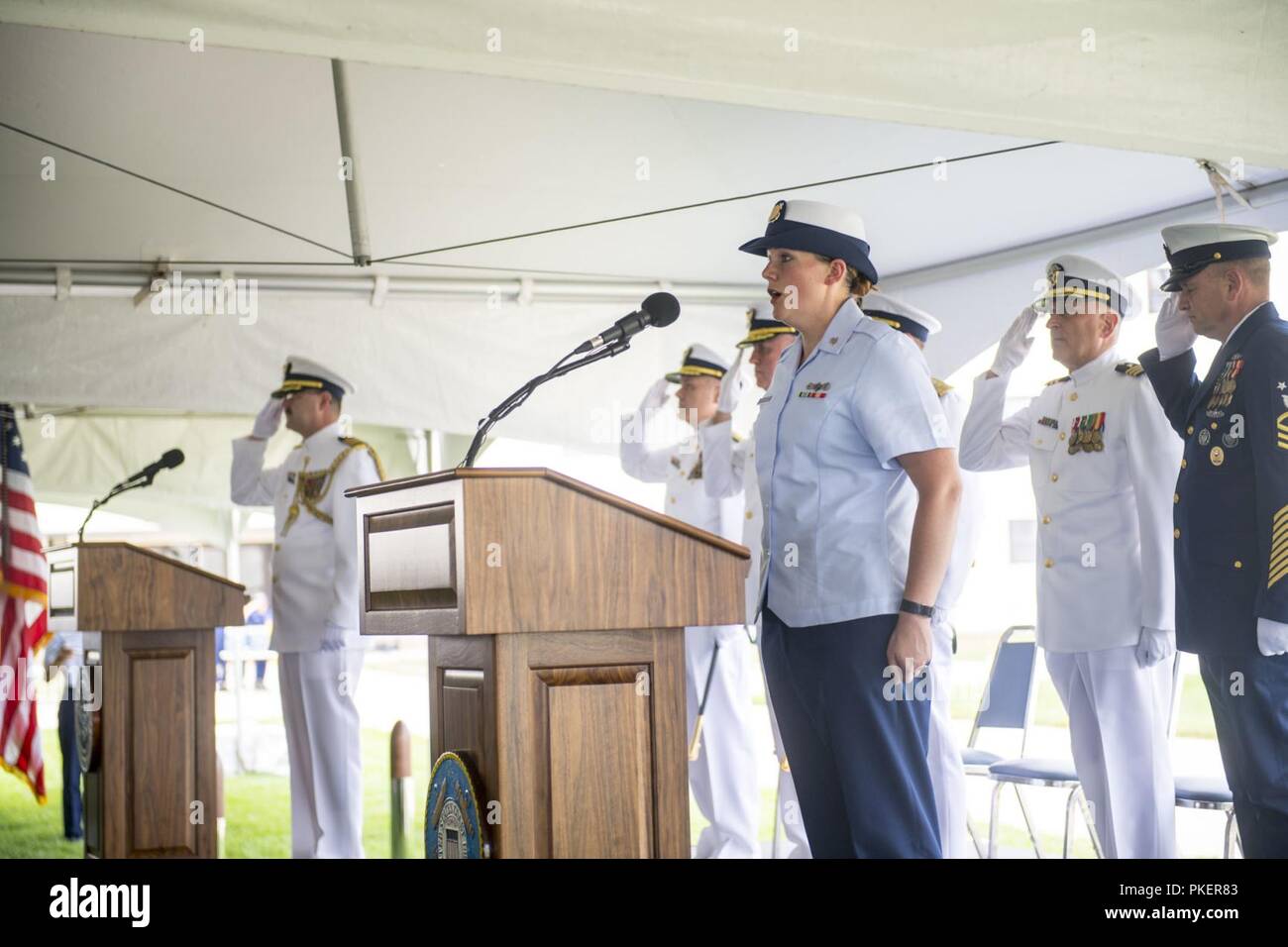 Coast Guard Vice Adm. Michael McAllister, deputy commandant of Coast ...