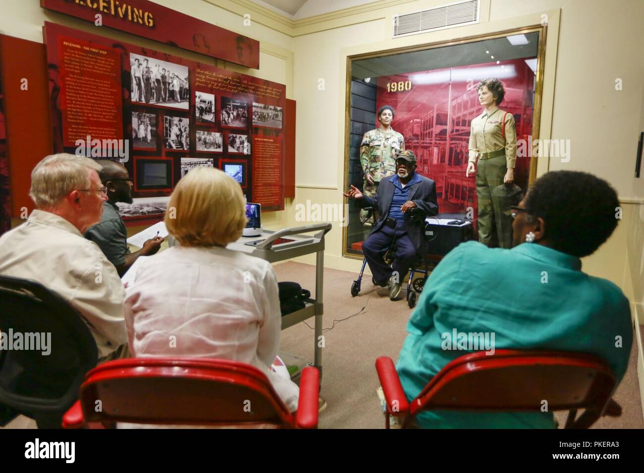 John White, a 93-year-old World War II Veteran, tells interviewers his ...