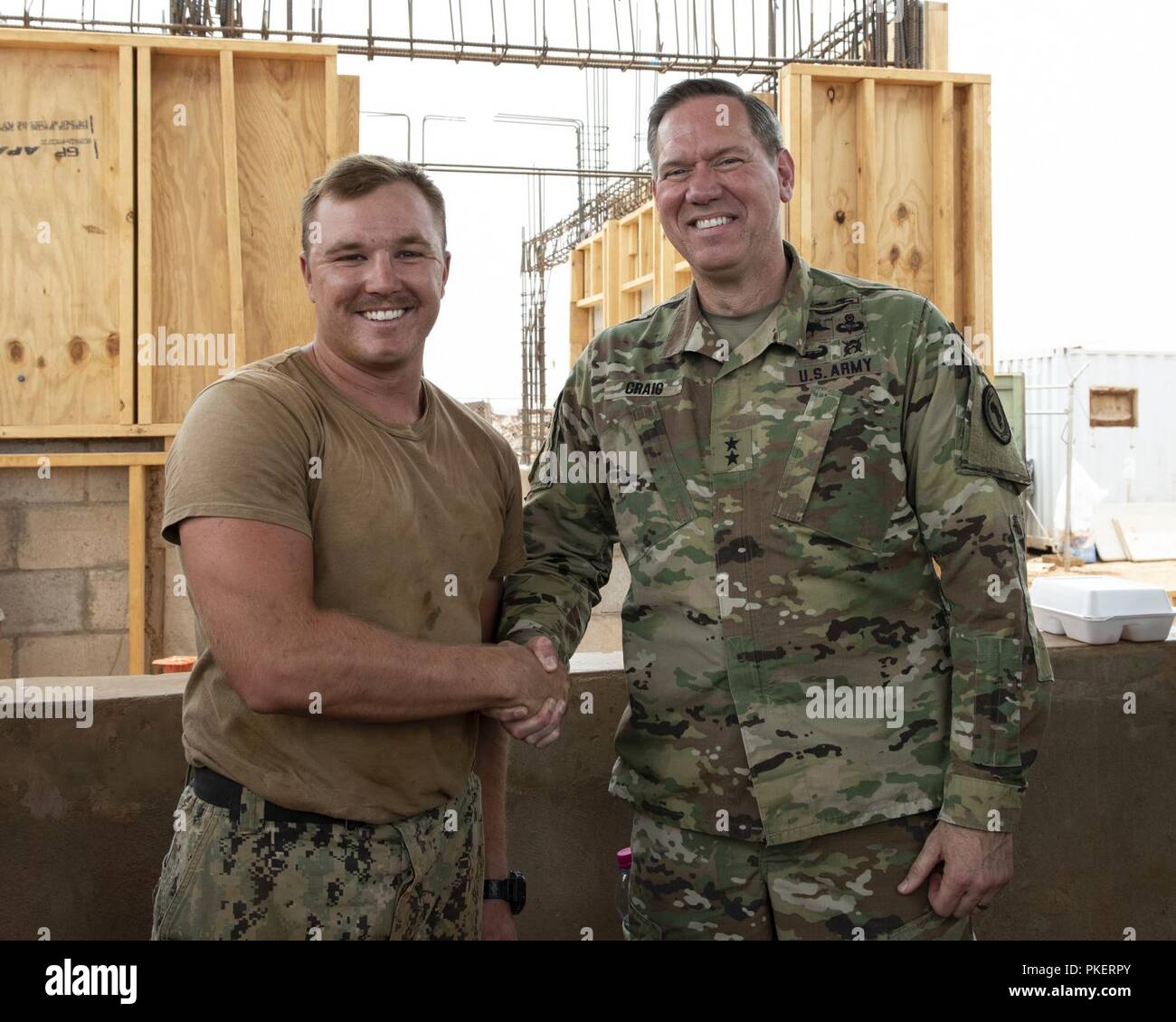 U.S. Army Maj. Gen. James Craig, commander, Combined Joint Task Force ...