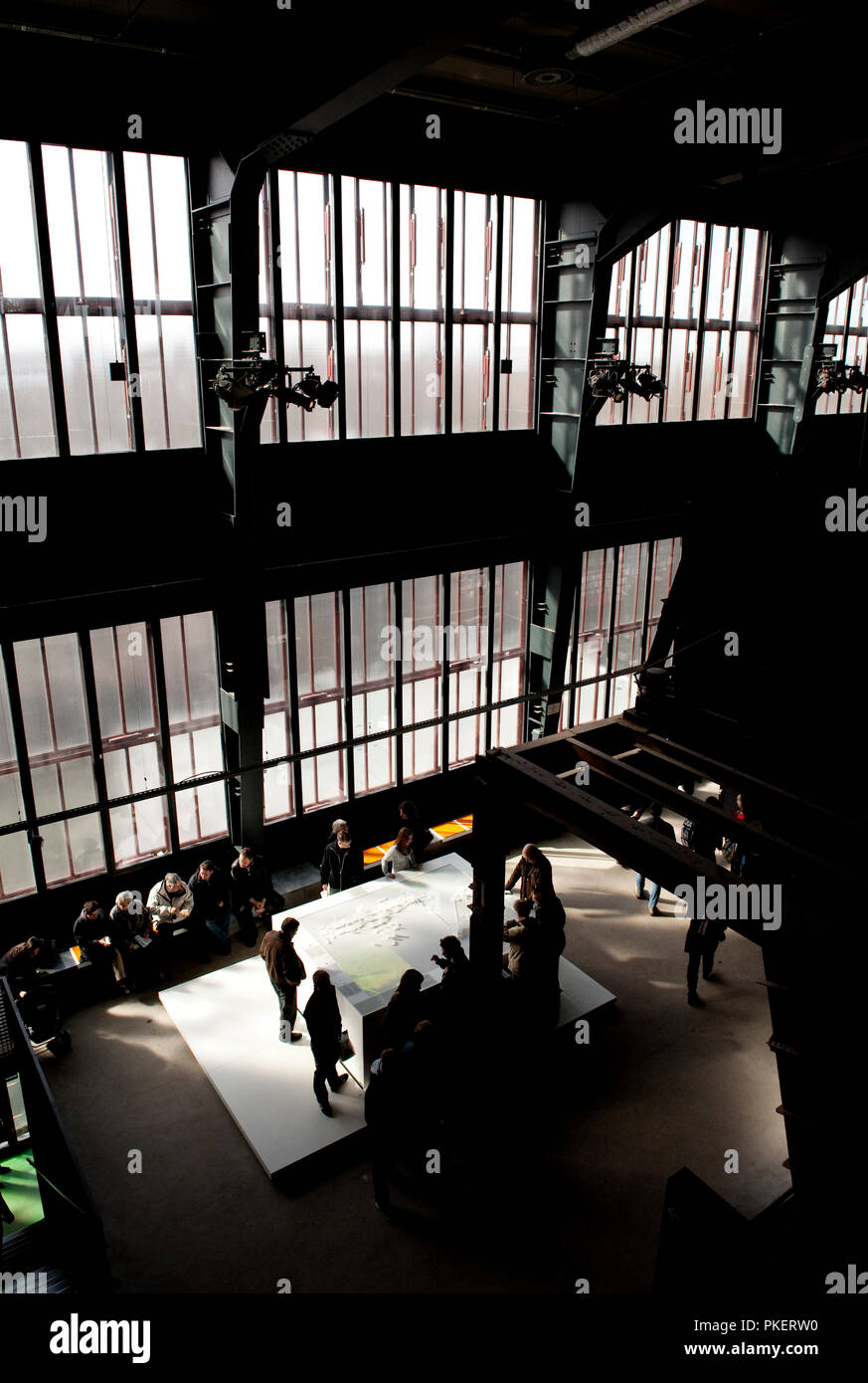Inside the Ruhr Museum at the Zollverein Coal Mine Industrial Complex ...