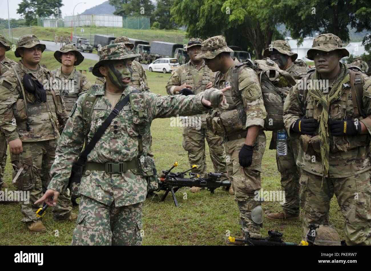 Captain Muhammad Fikri bin Mohammad Ramli, a platoon commander with the ...