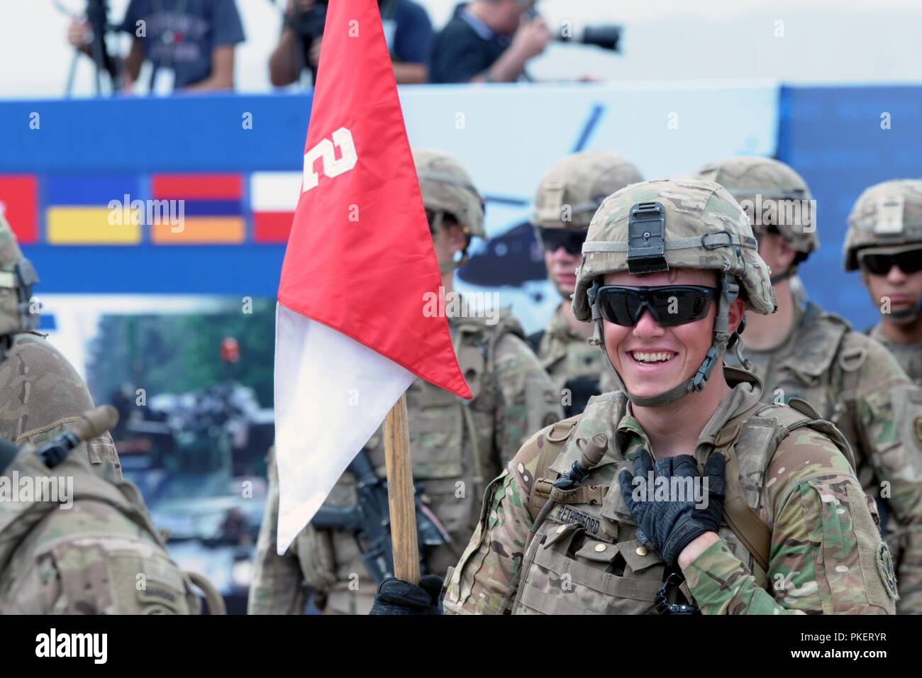 All smiles for a U.S. Army Soldier assigned to Kronos Troop, 3rd ...