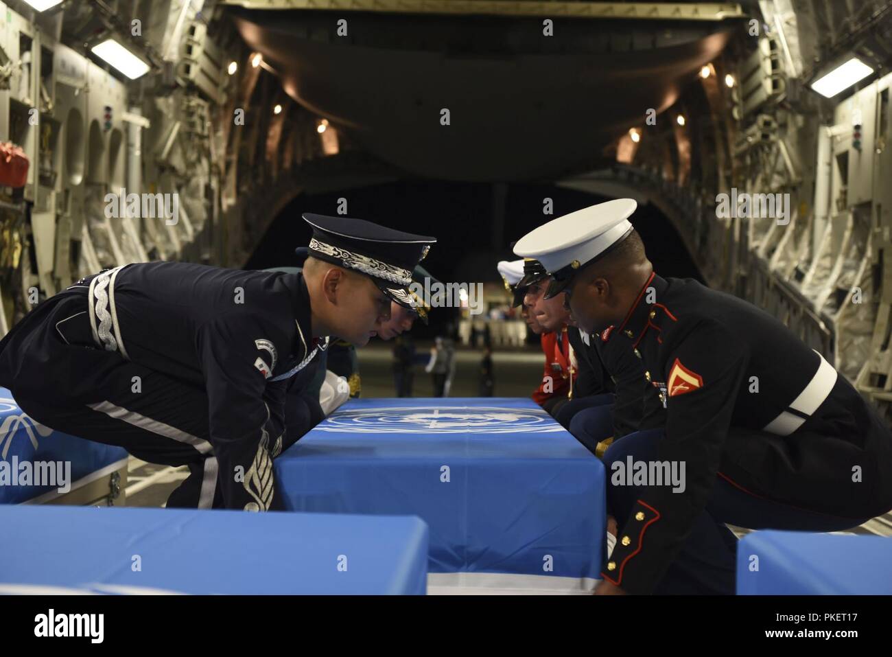 United nations command honor guard hi-res stock photography and images ...