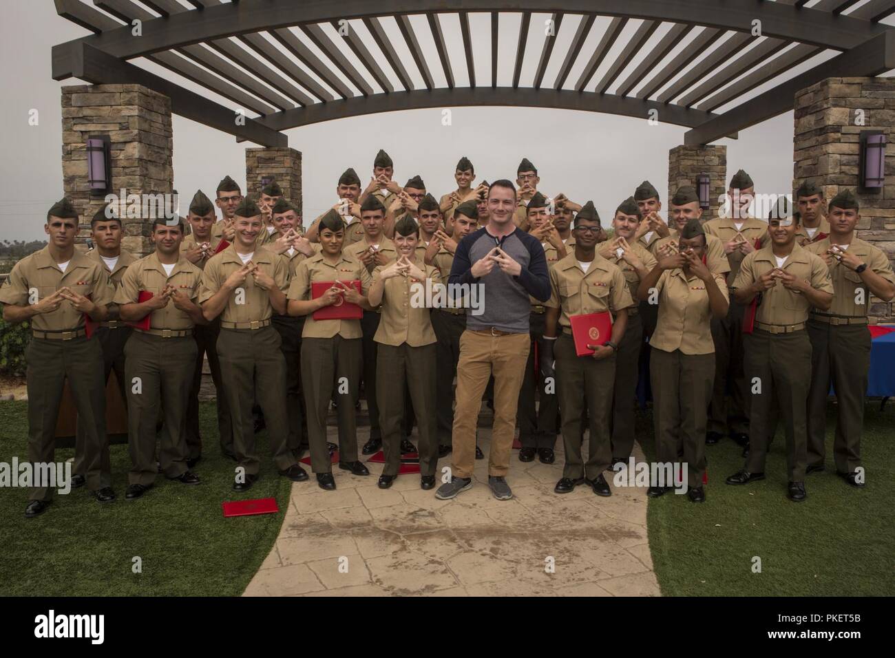 Lance Corporal Leadership and Ethics Seminar 01-18 graduates with I ...