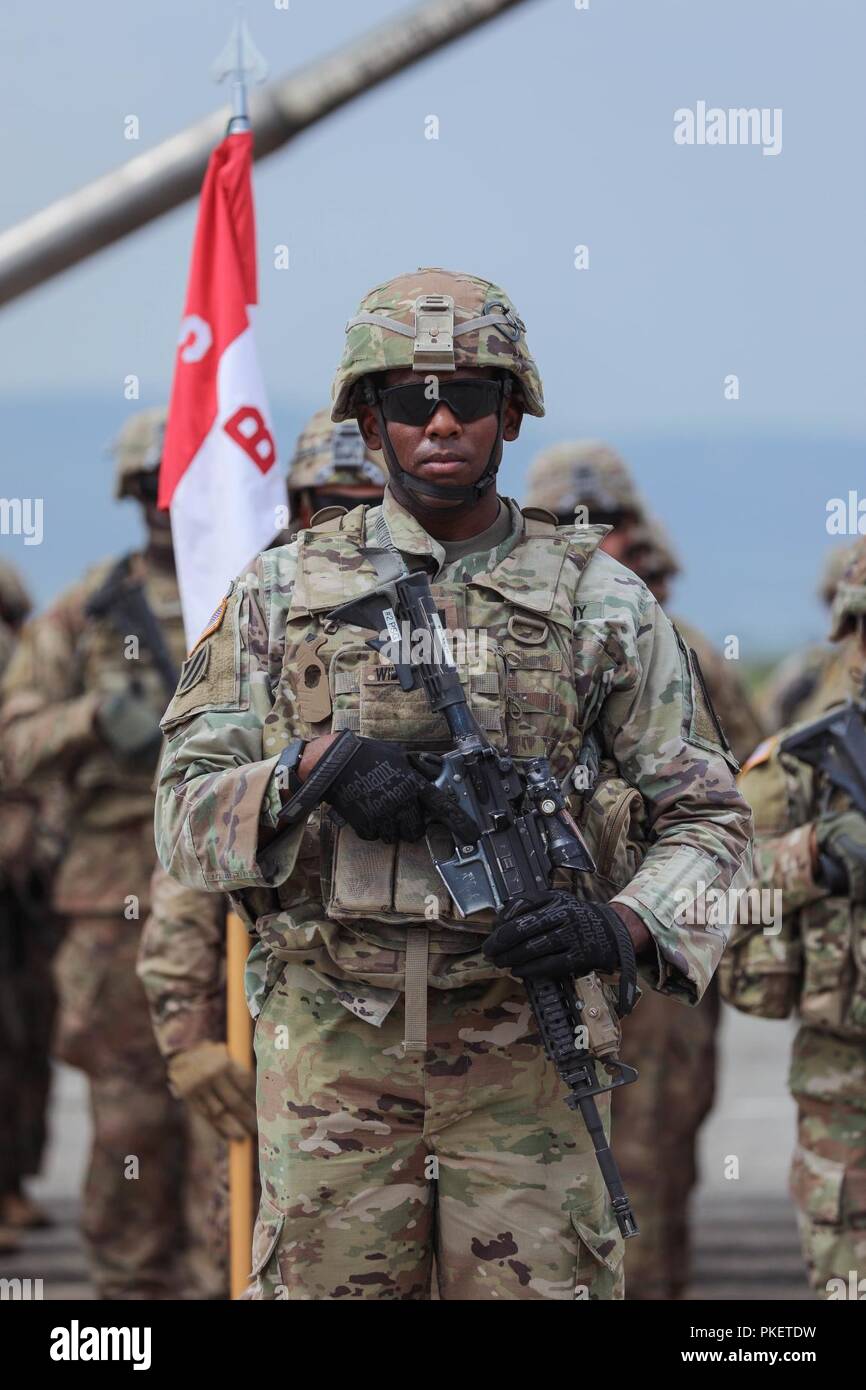 Capt. Richard Williamson, commander, Bravo Company, 2nd Battalion, 5th ...