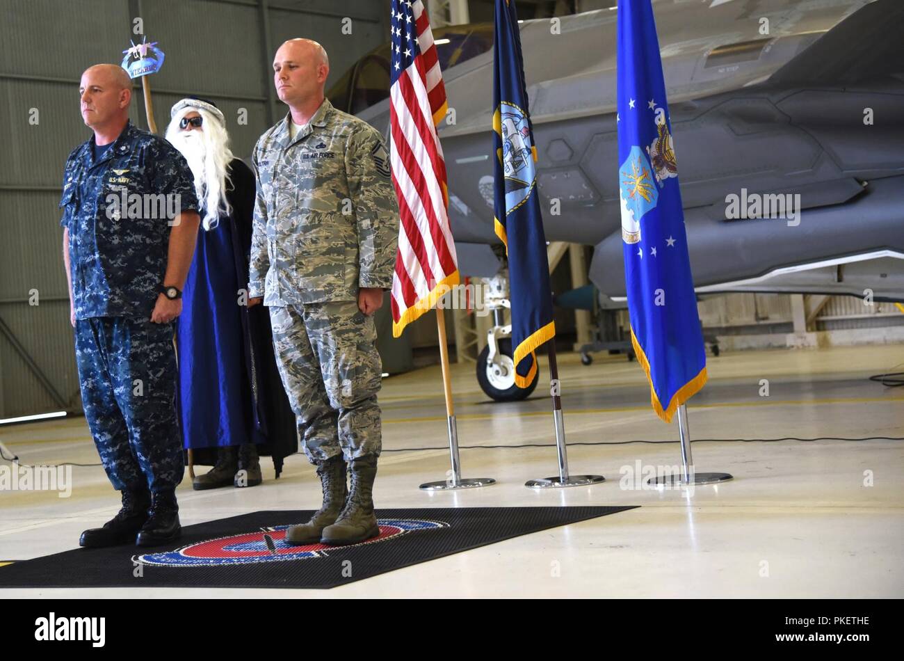 U.S. Navy Cmdr. Matthew Scott and Chief Master Sgt.(select) Matthew ...