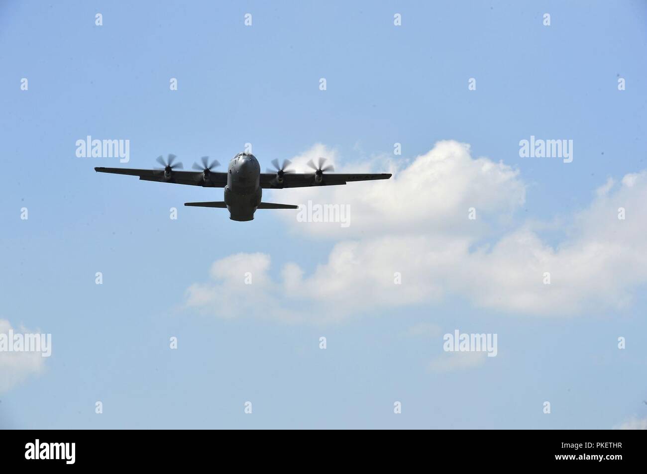 A c 130j super hercules arrived at ramstein air base hi-res stock ...