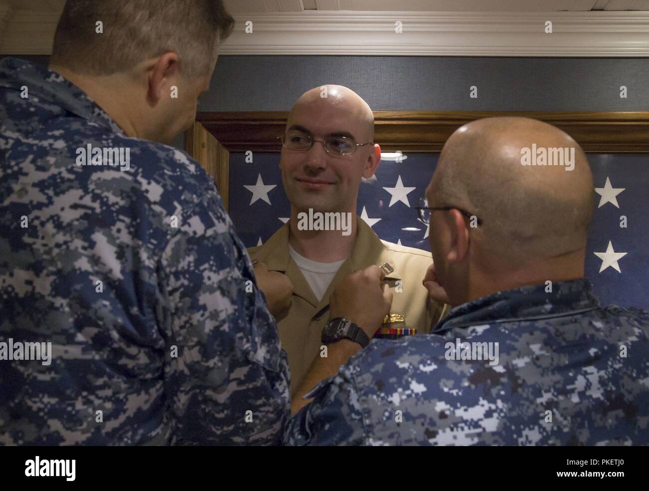 NEWPORT NEWS, Va. (Aug. 1, 2018) Lt. Zachary Klassen, from Phoenix ...