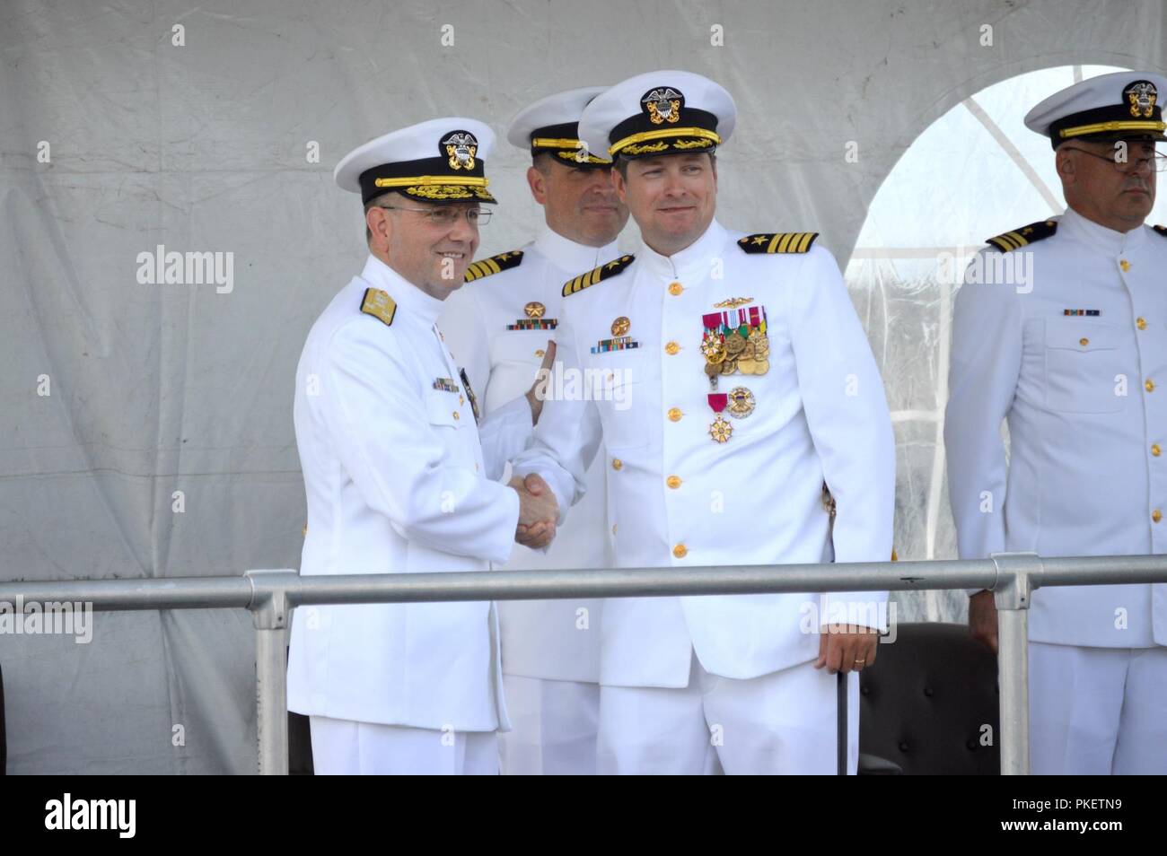 NORFOLK, Va. (Aug. 1, 2018) Vice Adm. Joseph Tofalo, Commander ...