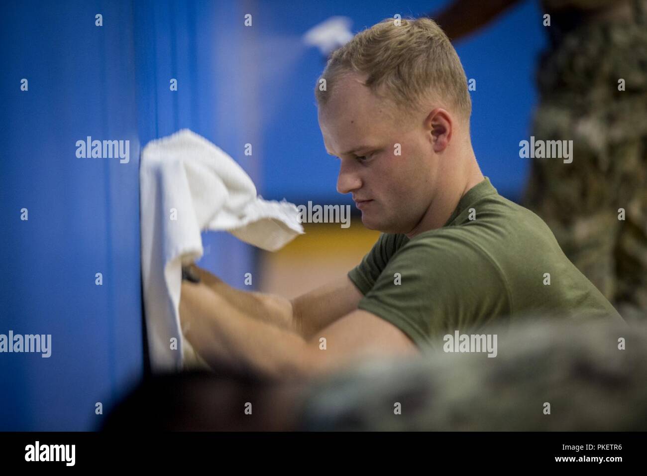 SEATTLE (Aug 1, 2018) U.S Marine Corps 1st Lieutenant Samuel Banks ...