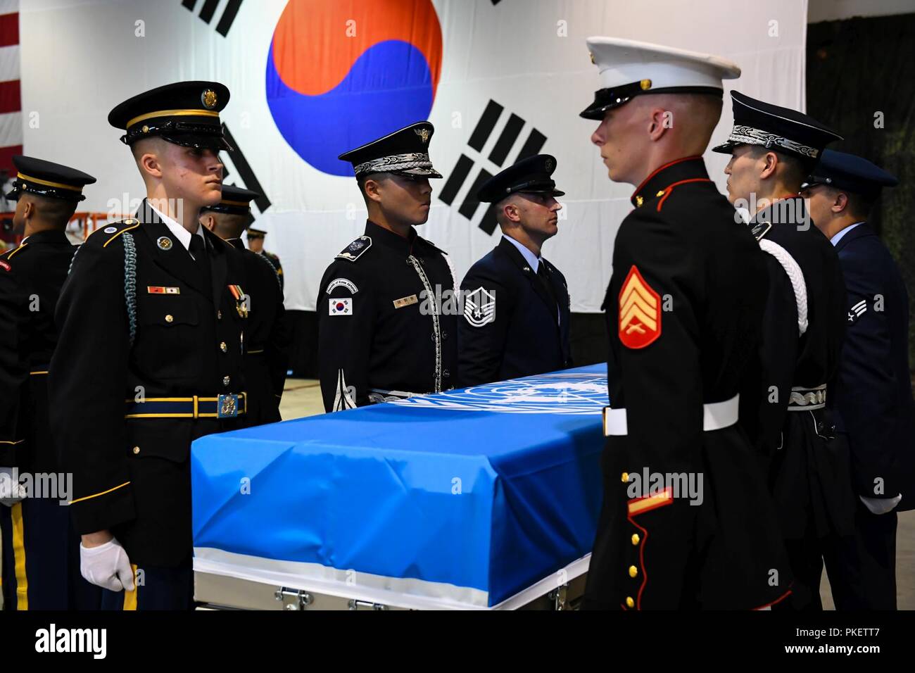 Un command honor guard hi-res stock photography and images - Alamy