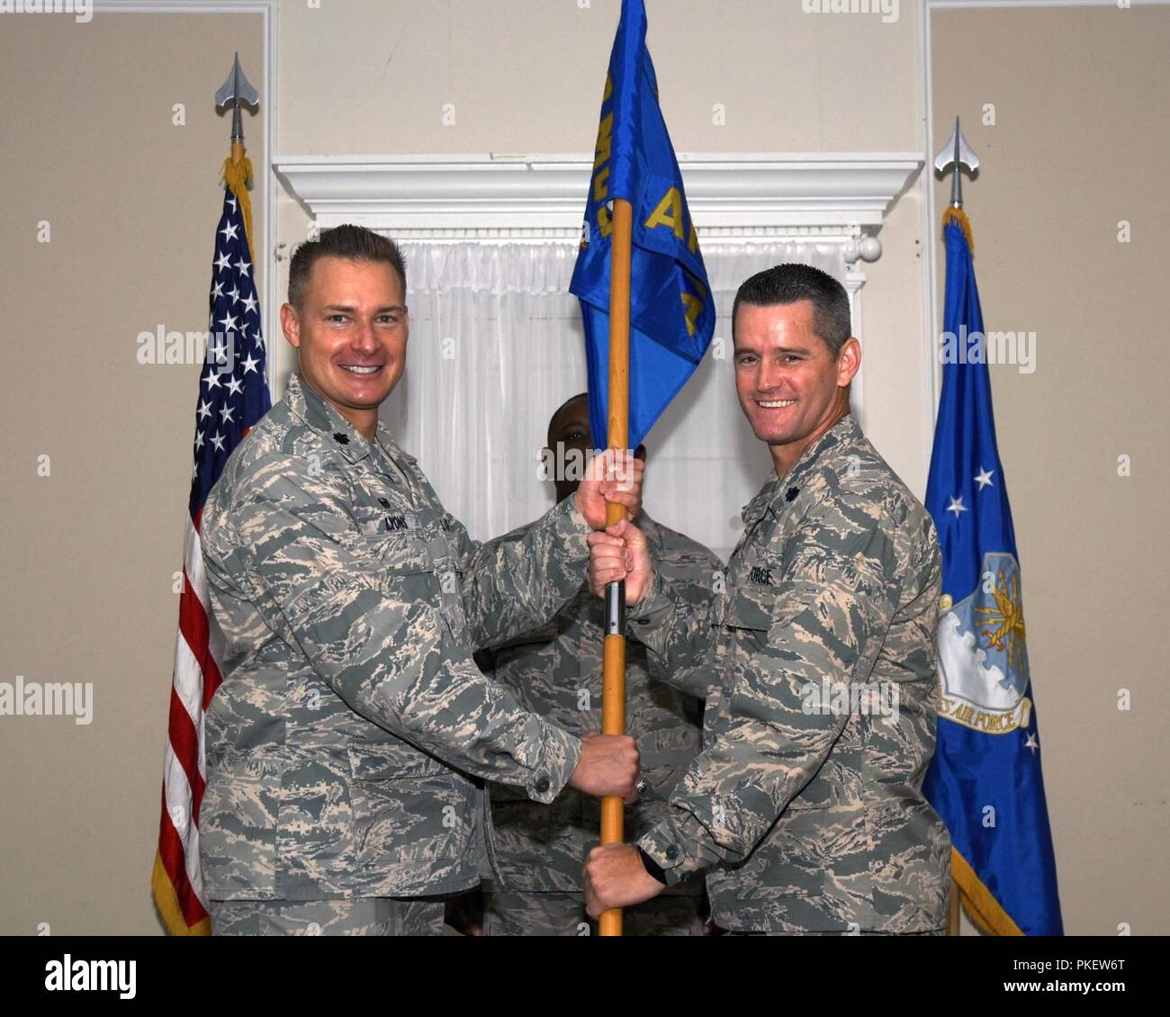 U.S. Air Force Lt. Col. Christian Lyons, 20th Medical Group commander ...