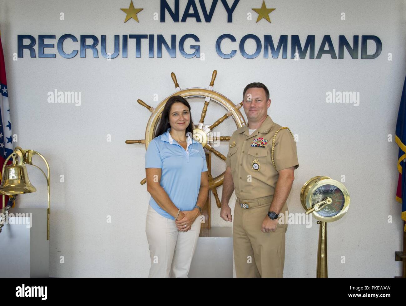 MILLINGTON (August 1, 2018) Chief of Staff, Navy Recruiting Command ...