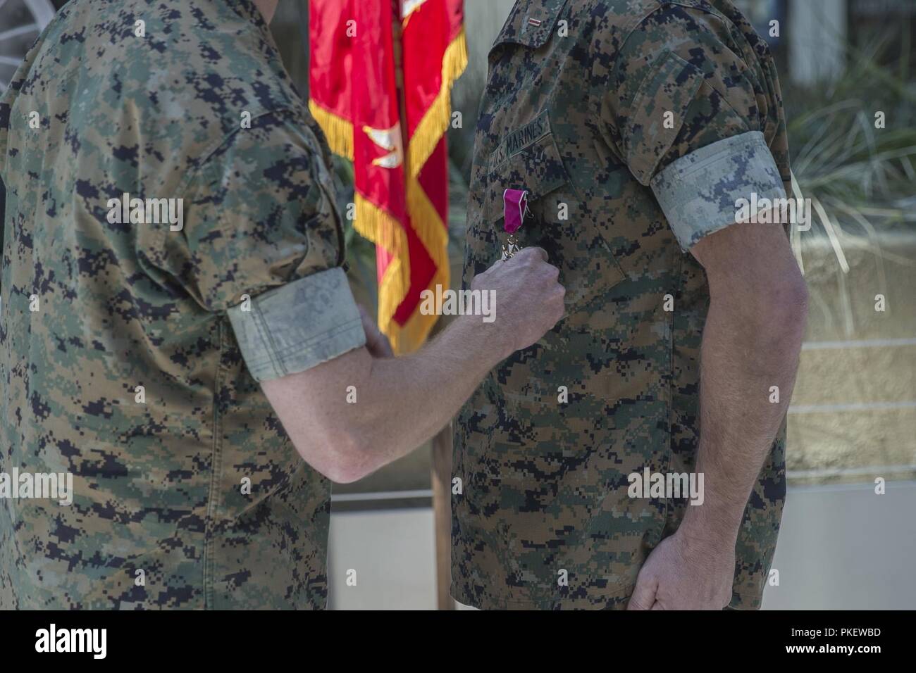 U.S. Marine Corps Col. Sean Dewolfe, monitor, Manpower and Reserve ...