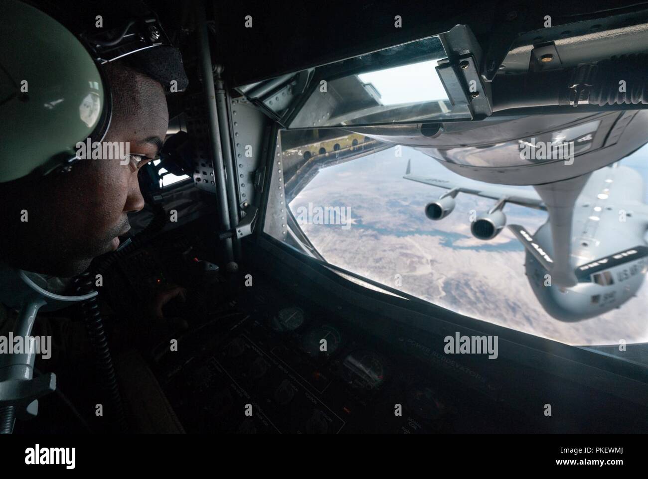 U.S. Air Force Senior Airman John Pettway, 336th Aerial Refueling ...