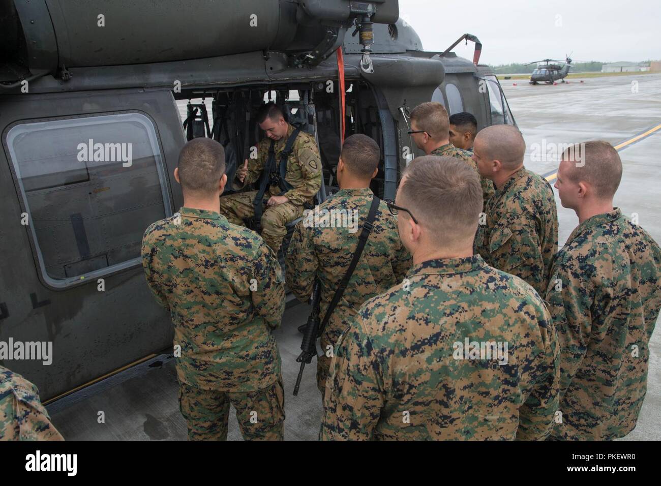 Squad Leaders and select support staff, from the 4th Marine Division ...