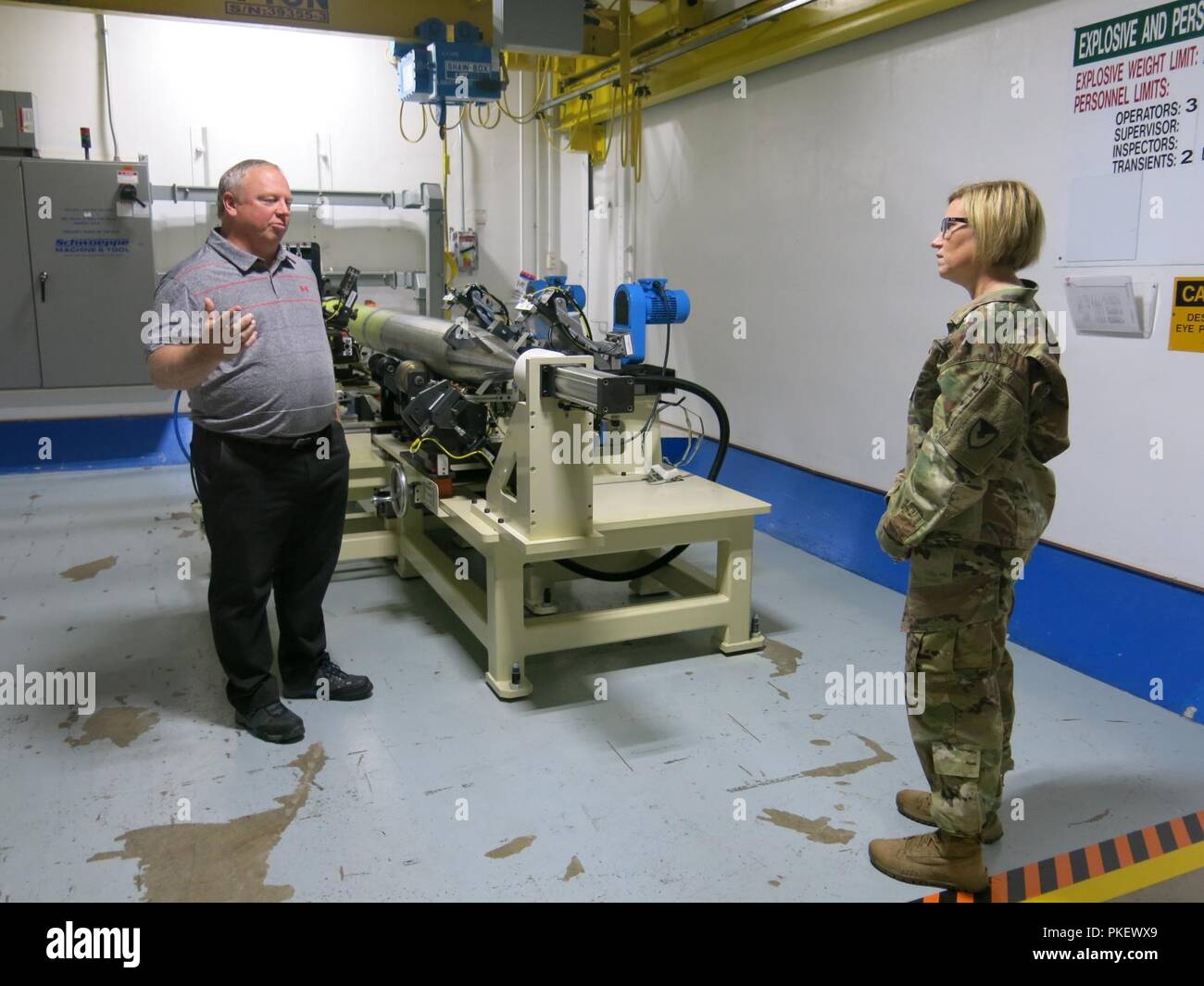 Col. Michelle M.T. Letcher, commander, Joint Munitions Command, tours ...