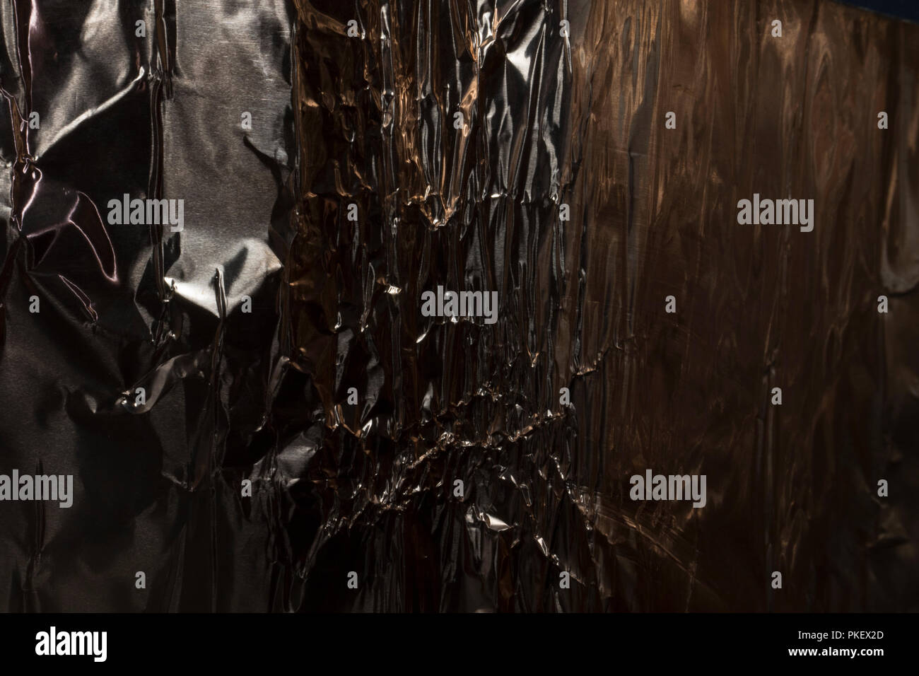 Tin Foil close up. Creased texture of metal Stock Photo - Alamy