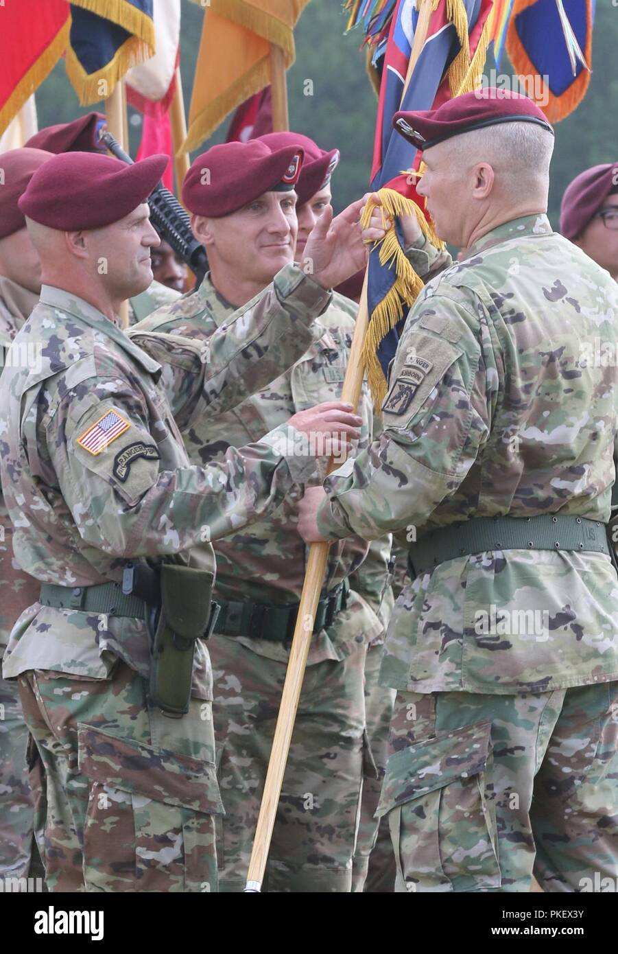 U.S. Army Maj. Gen. James Mingus, the 82nd Airborne Division incoming ...
