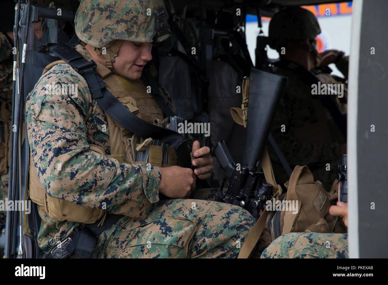 Marines, with Charlie Company, 1st Battalion, 23rd Marine Regiment ...