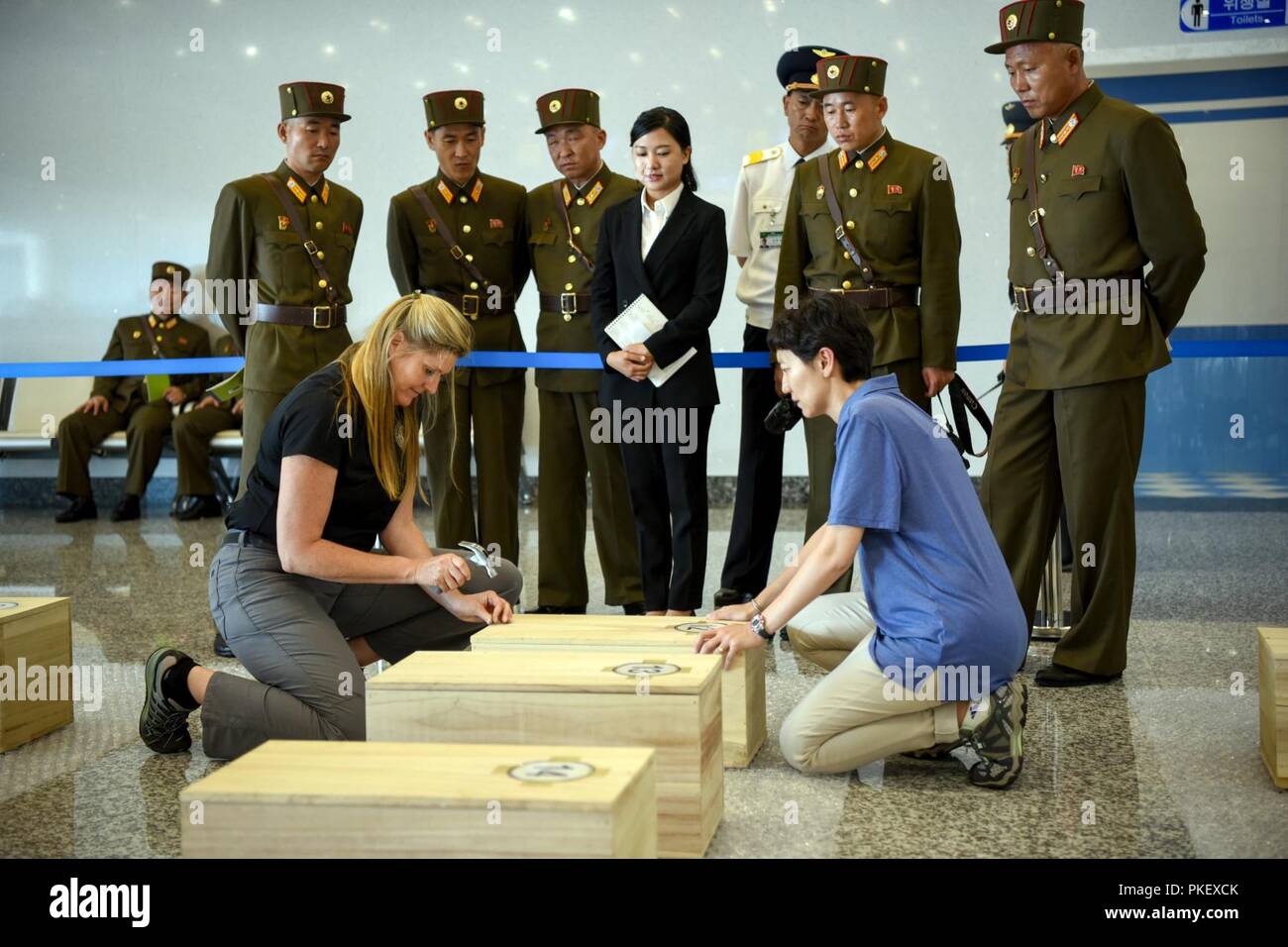 Drs. Debra Prince-Zinni, left, and Jennie Jin, forensic anthropologists ...