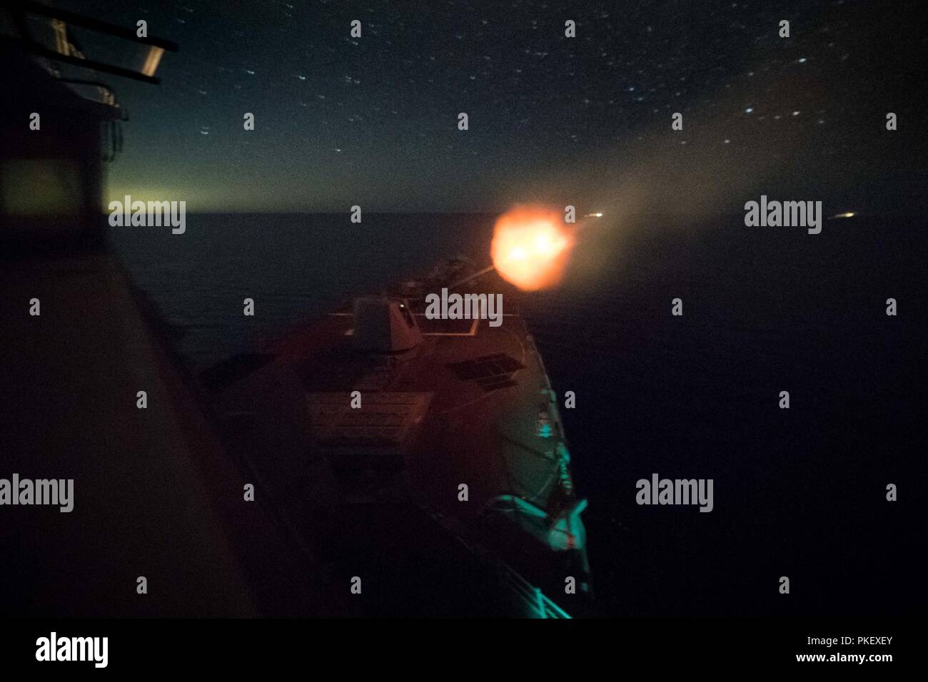 RED SEA (Aug 1, 2018) The guided-missile destroyer USS Jason Dunham ...