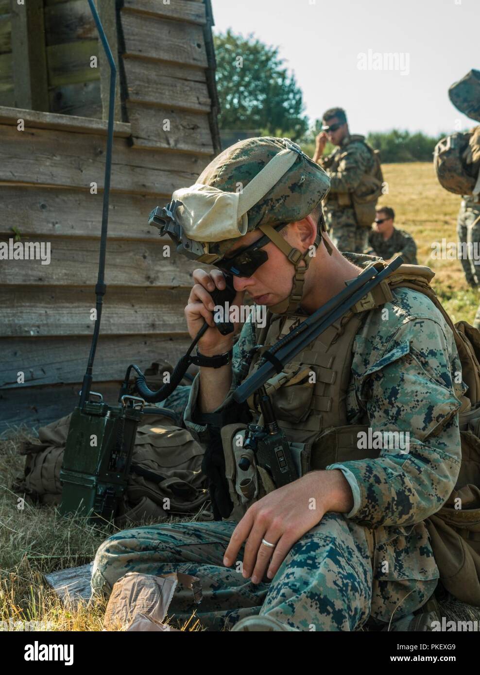 U.S. Marines assigned to Special Purpose MarineAir-Ground Task Force ...