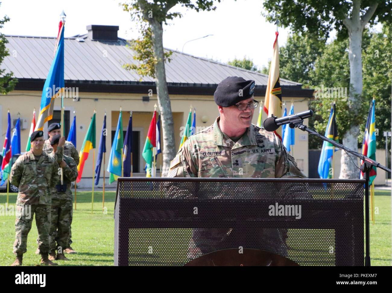 U.S. Army Africa Commanding General Maj. Gen. Roger L. Cloutier Jr ...