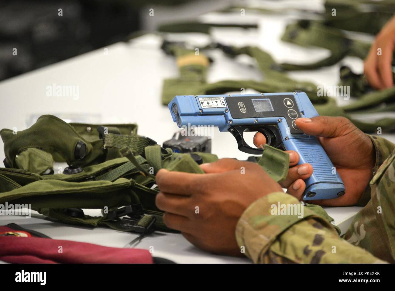 A U.S. Soldier with 1st Squadron, 91st Cavalry Regiment, 173rd Airborne ...