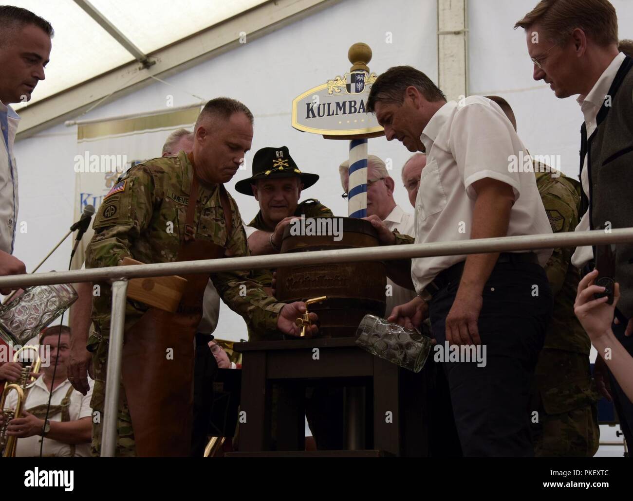 U.S. Army Brig. Gen. Chris LaNeve, commanding general of the 7th Army ...
