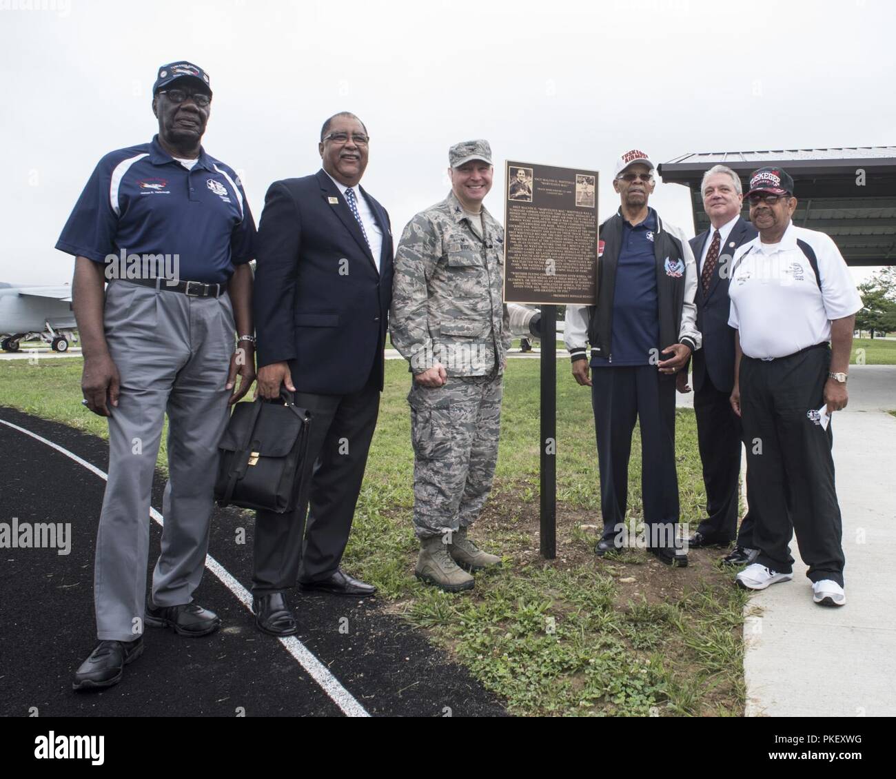 The 121st Air Refueling Wing, Ohio holds a ceremony to dedicate ...