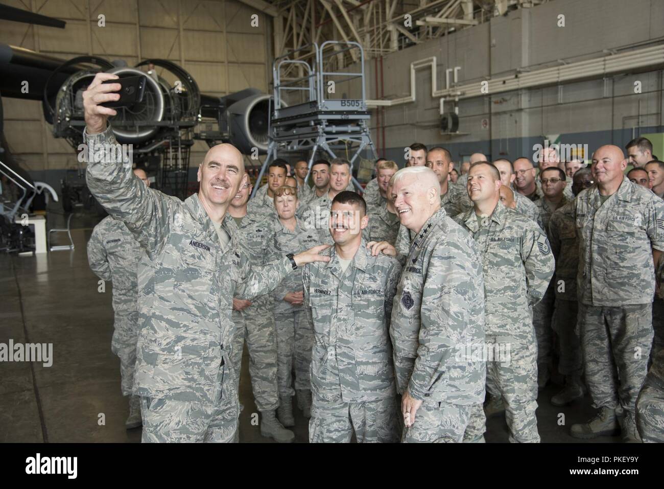 Chief Master Sgt. Ronald C. Anderson, command chief of the Air National ...