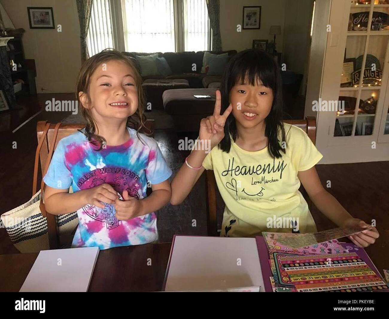 The Horner family opened its home up to two Japanese girls as part of a ...