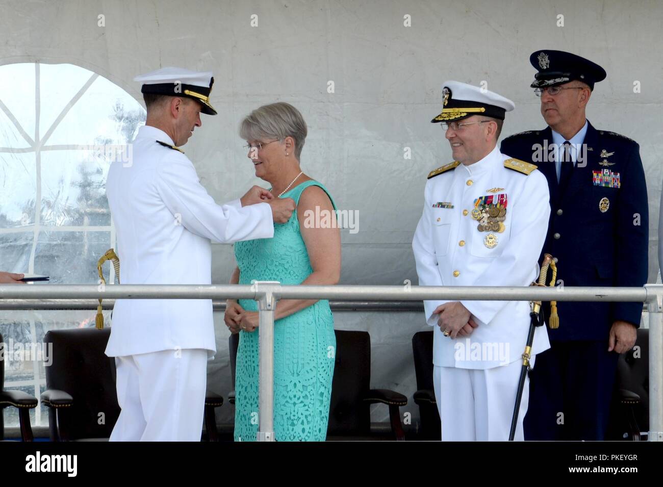 NORFOLK, Va. (Aug. 3, 2018) Adm. John Richardson Chief of Naval ...