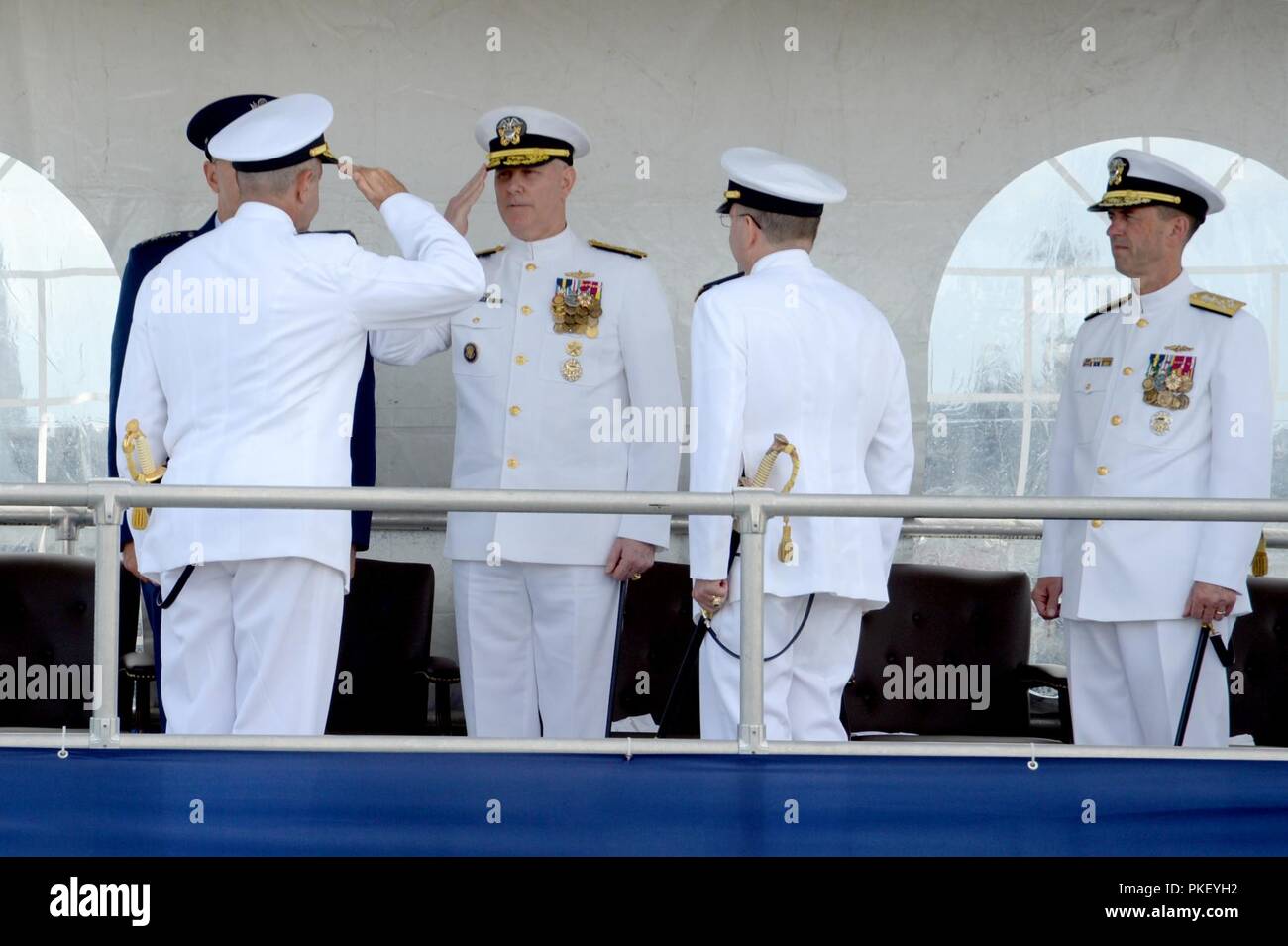 NORFOLK, Va. (Aug. 3, 2018) Vice Adm. Charles A. Richard, the incoming ...