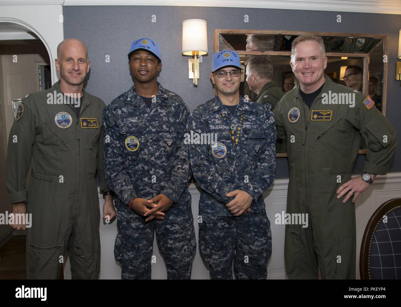 NEWPORT NEWS, Va. (Aug. 2, 2018) Boatswain's Mate 3rd Class Tavares ...