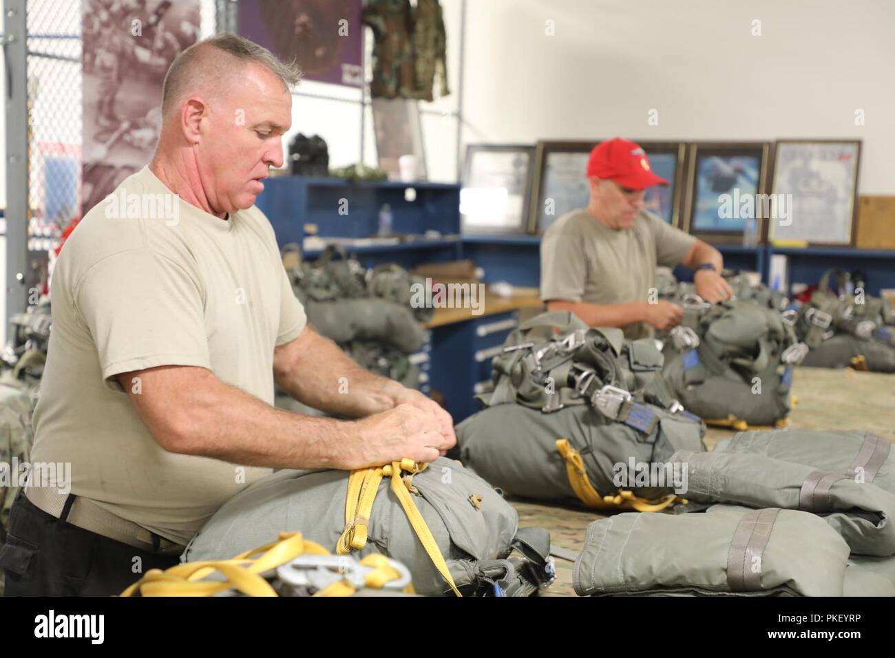 U.S. Army Sgt. 1st Class Derek Golec, assigned to the 139th ...
